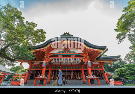 Nai-haiden (inner hall of worship), Fushimi Inari Taisha Shinto Shrine ...