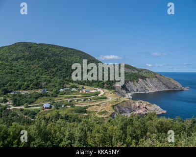Meat Cove camping off the Cabot Trail, Cape Breton Highlands National ...