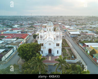 Church in Diriamba city Carazo department Nicaragua. Travel destination ...