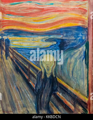 Edvard Munch - Anxiety Stock Photo - Alamy