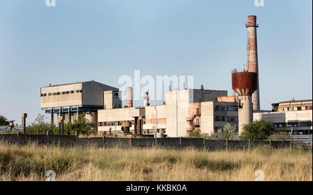 old USSR factory exterior, industry Stock Photo - Alamy