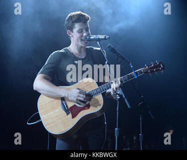 BOCA RATON, FL - JULY 15: Shawn Mendes performs on stage at Mizner Park ...