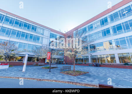 Raleigh North Carolina,office building complex,parking lots,seen from ...