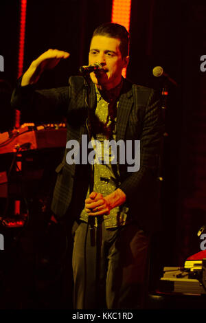 FORT LAUDERDALE, FL - FEBRUARY 18: Paul Meany of Mutemath performs at ...
