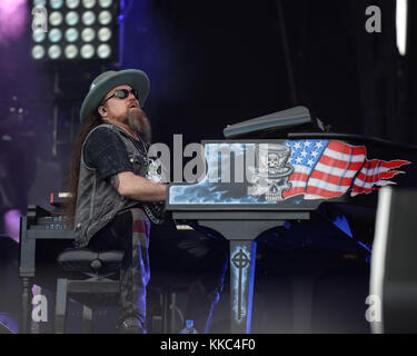 Peter Keys of Lynyrd Skynyrd performs at Welcome to Rockville at ...