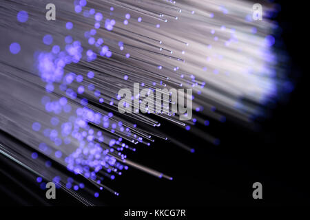 Fibre broadband, glass fibre Stock Photo - Alamy