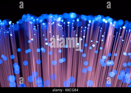 Fibre broadband, glass fibre Stock Photo - Alamy