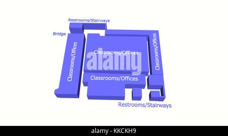 Floorplan for Engineering Building IV on the campus of the University ...