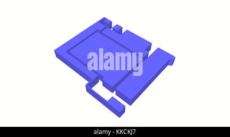 Floorplan for Engineering Building IV on the campus of the University ...