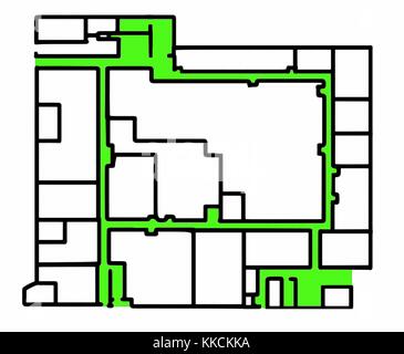 Floorplan for Engineering Building IV on the campus of the University ...