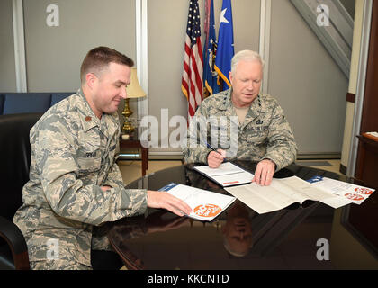 Lt. Gen. John F. Thompson, outgoing Air Force Life Cycle Management ...