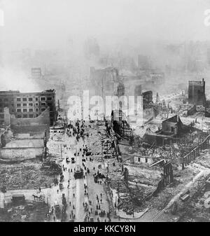 The San Francisco Earthquake, a major 1906 natural disaster, caused ...