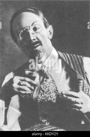 Russian director-actor Michael Chekhov is shown aboard the Normandie as ...