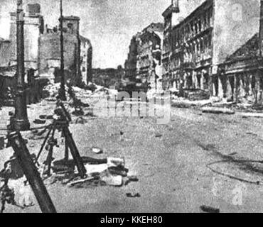 An image related to the 1944 Warsaw Uprising, showing scenes of Polish ...