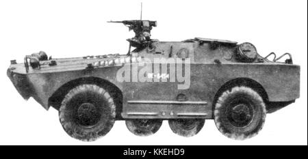 The BRDM-2 is a Soviet-designed amphibious armored reconnaissance ...