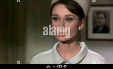 'Charade' (1963), directed by Stanley Donen, stars Audrey Hepburn and ...