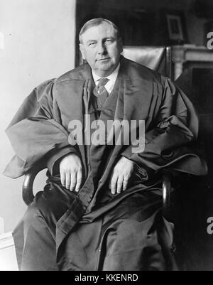 Chief Justice Harlan Fiske Stone of the U.S. Supreme Court at work in ...