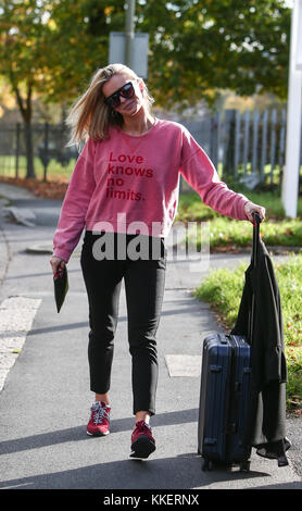 Professional dancer Nadiya Bychkova arrives at rehearsals for Strictly ...