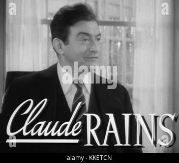 Claude Rains appears in the trailer for Four Daughters, a 1938 film ...