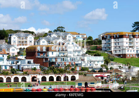 homes overlooking youngs park in goodrington, paignton, torbay, devon ...