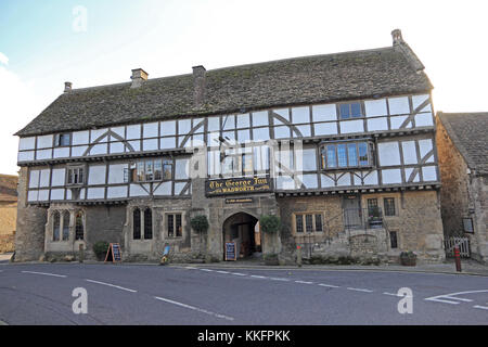 The George Inn, at Norton St Philip, Somerset Stock Photo - Alamy