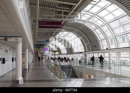 Knutpunkten in Helsingborg, Sweden, is the central station for trains ...