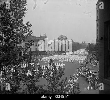 This photo captures a Ku Klux Klan rally in 1965, a significant and controversial event in U.S ...