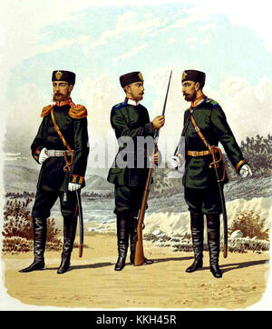 This illustration describes the changes in uniforms over time, possibly ...