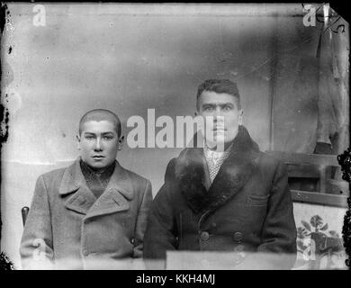 This title refers to three images of portraits, likely reproductions ...