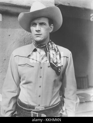 A photograph of actor Tom Tyler, known for his roles in early Western ...