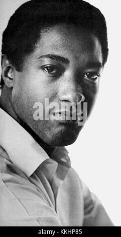 Legendary soul singer Sam Cooke is captured in the recording studio in ...