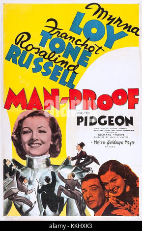 Man Proof poster Stock Photo - Alamy