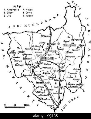This 1938 map of the interwar Romanian county of Romanati provides ...