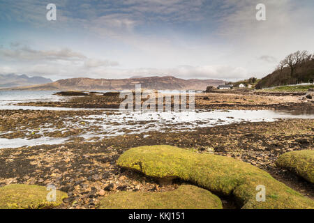 Ord beach & Village on the Isle of Skye in Scotland Stock Photo - Alamy