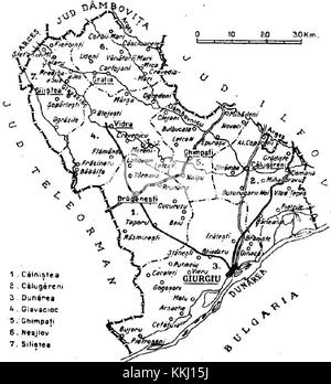 This 1938 map illustrates the geographical layout of the Tarnava Mare ...