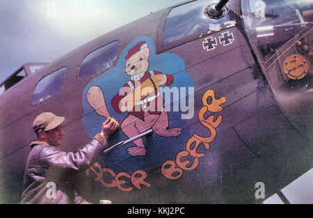 RAF Chelveston - 305th Bombardment Group - Paris Raid Stock Photo - Alamy