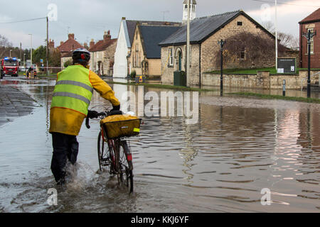 The River Derwent Flooded in Malton, North Yorkshire Stock Photo - Alamy