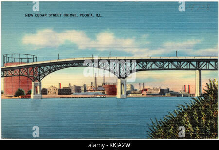 New Cedar Street Bridge, Peoria, Ill. , Bridges, Rivers, Cities & towns ...