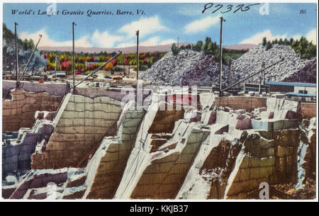 World's largest granite quarries, Barre, Vt.. World's largest granite ...