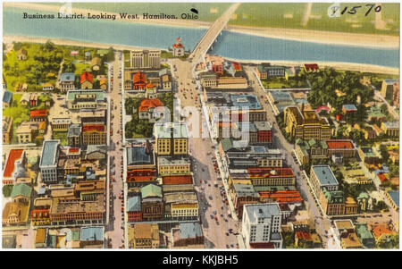 Business District, looking west, Hamilton, Ohio , Cities & towns ...