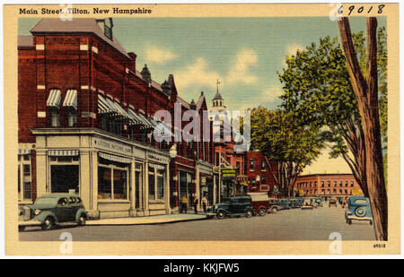 Main Street, Tilton, New Hampshire , Cities & towns, Tichnor Brothers ...