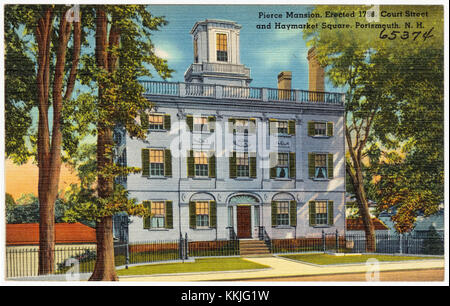 Pierce Mansion, erected 1799, Court Street and Haymarket Square ...