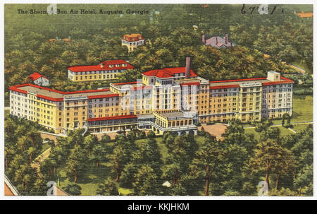 The Sheraton-Bon Air Hotel, Augusta, Georgia , Hotels, Tichnor Brothers ...