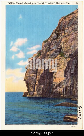White Head, Cushing's Island, Portland Harbor, Me. , Tichnor Brothers ...