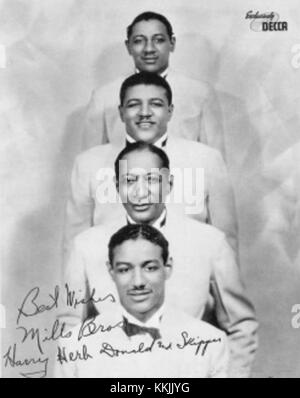 The Mills Brothers were a popular American vocal group, known for their ...