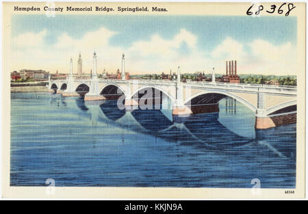 Hampden County Memorial Bridge, Springfield, Mass. , Bridges, Tichnor ...