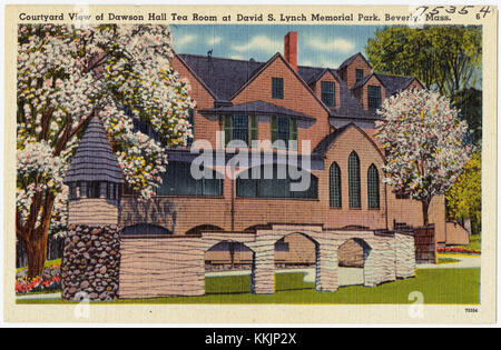 Courtyard view of Dawson Hall Tea Room at David S. Lynch Memorial Park ...