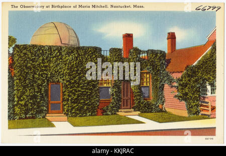 The observatory at birthplace of Maria Mitchell, Nantucket, Mass ...