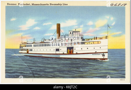 The Steamer Nantucket was a ship part of the Massachusetts Steamship ...