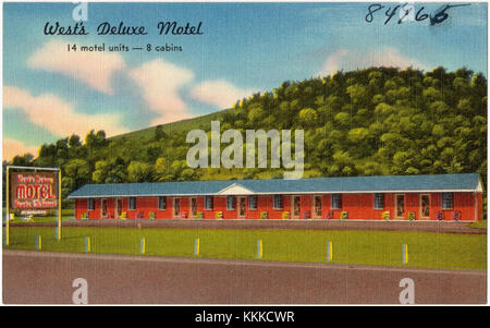 West's Deluxe Motel, 14 motel units -- 8 cabins , Motels, Tichnor ...